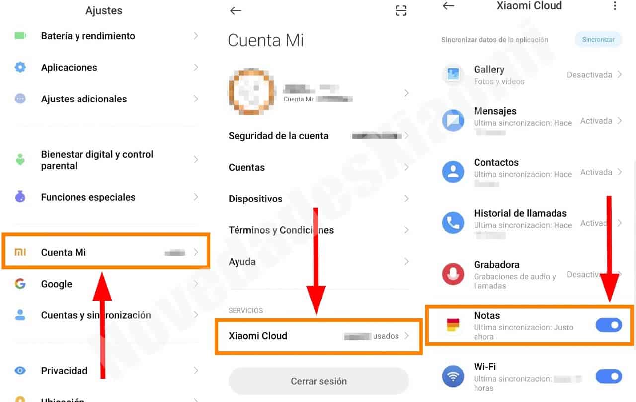 EXPORTA Notas XIAOMI Fácil - GUÍA Miui COMPLETA
